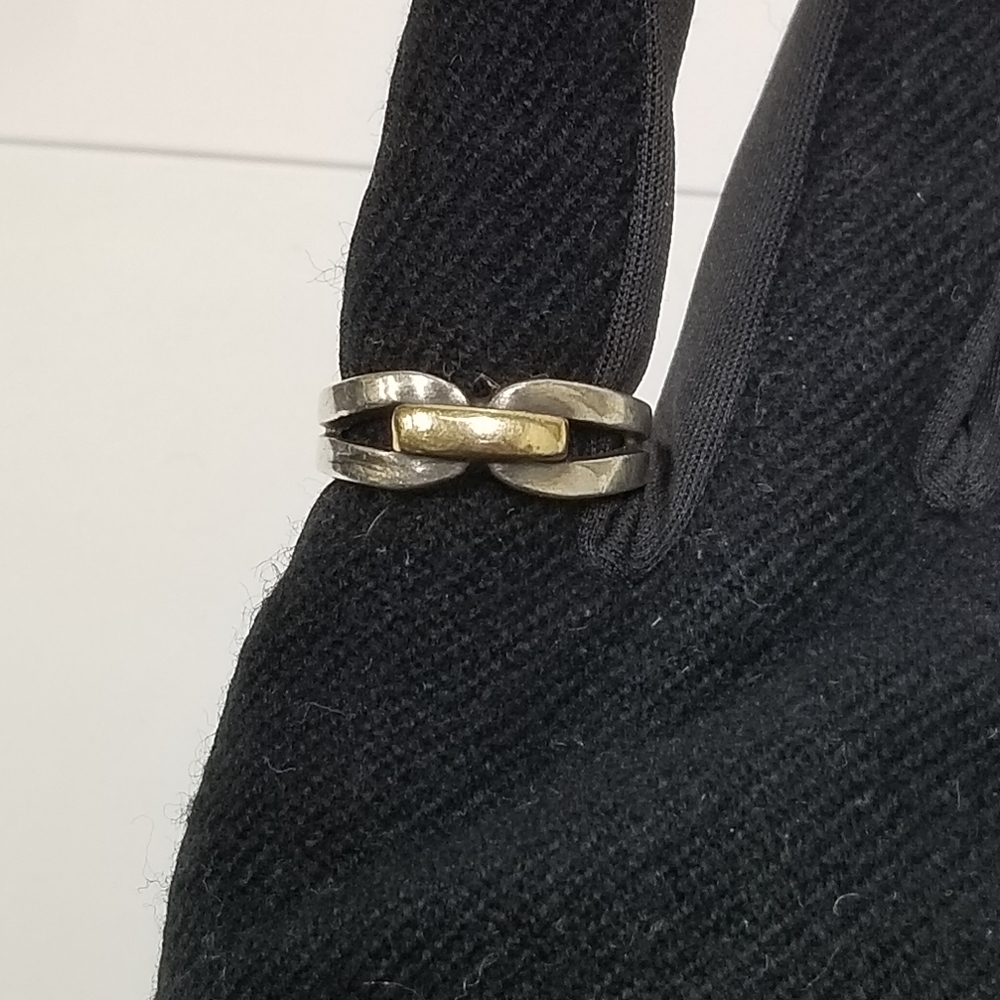 James Avery Enduring Bond Sterling Silver 14k Gold Ri… - Gem